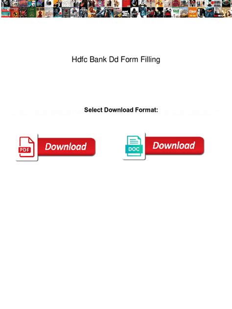 Fillable Online Hdfc Bank Dd Form Filling Hdfc Bank Dd Form Filling Tamagawa Fax Email Print