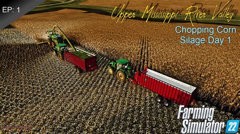 Chopping Corn Silage Day 1 Umrv Timelapse Fs22 Youtube