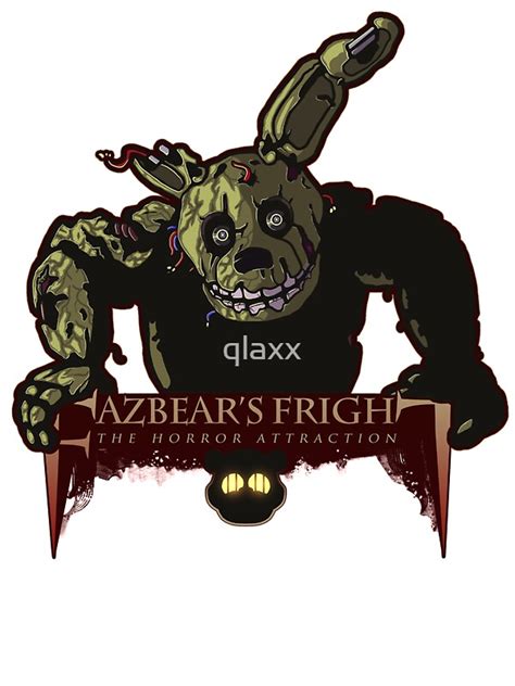 Fazbears Fright The Horror Attraction Stickers By Qlaxx Redbubble