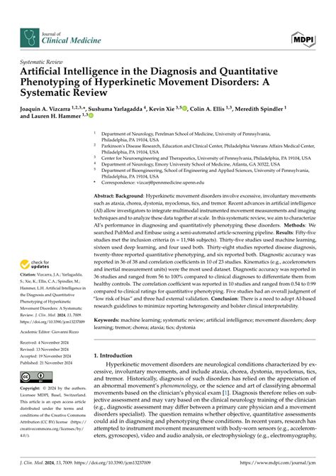 pdf artificial intelligence in the diagnosis and quantitative