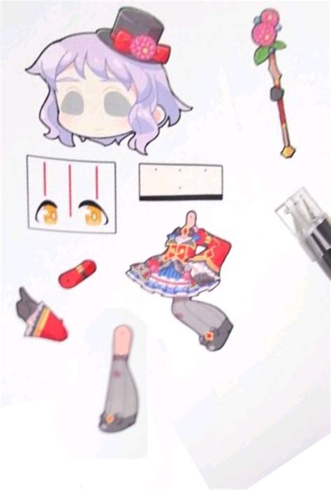 4 Pc Wasu Art Paper Doll Template Paper Dolls Book Paper Doll Making