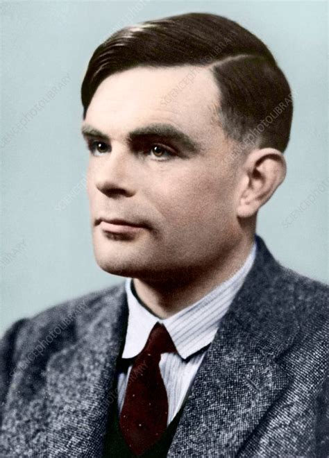 Alan Turing British Mathematician Stock Image C037 7935 Science