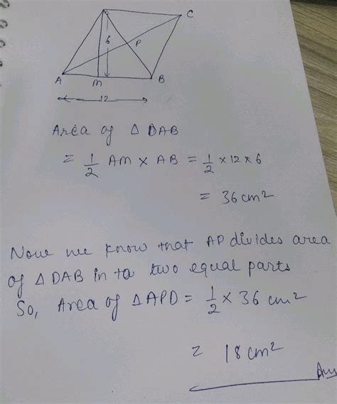 In Parallelogram Abcd Its Diagonals Ac And Bd Intersect At O If Ao