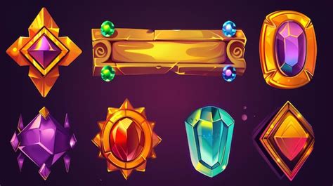 Premium Photo A Golden Fantasy Game Border Ui Button Frame Design A