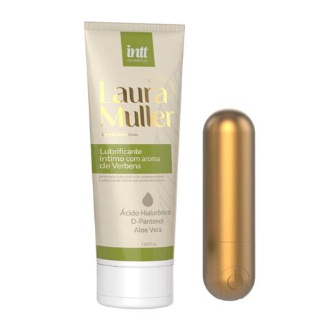 Kit My Pleasure Laura Muller Bullet E Lubrificante Sex Shop Online