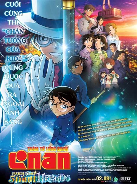 Review Phim Conan Movie 27 Ngôi Sao 5 Cánh 1 Triệu Đô Khi Siêu Trộm