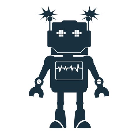 Cute Robot Icon Or Symbol 10075182 Vector Art At Vecteezy