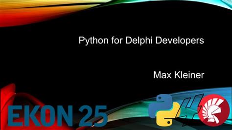 Ekon 25 Python4delphimx4 Ppt