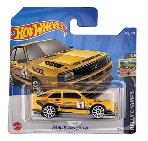 Hot Wheels 84 Audi Sport Quattro Rally Champs 1 5 Mattel