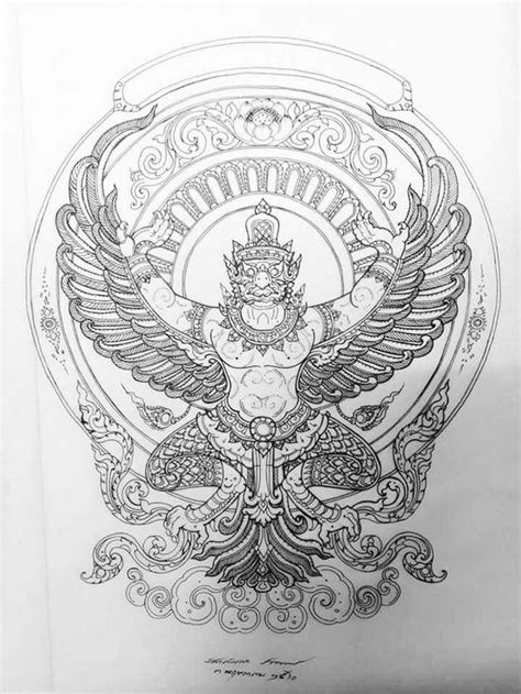 ปักพินโดย Naphat Ruanphet ใน ลายกนก ศิลปะลวดลาย ศิลปะไทย พุทธศิลป์