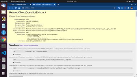 Django Relatedobjectdoesnotexist At Customuser Has No Customer