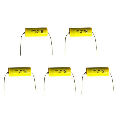 Lyla 5 Pieces 2 2uf 100v Speaker Frequency Capacitor Divider Crossover For Audio Speaker Power
