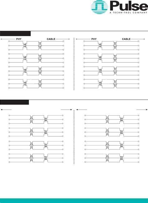 10 100 1000 Base T Datasheet By Pulse Electronics Network Digi Key Electronics