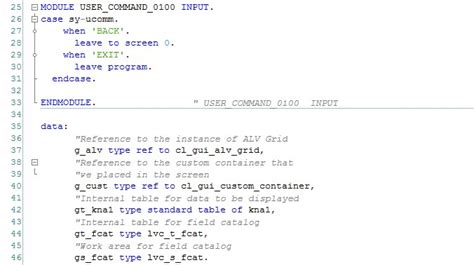 Alv Report Using Class Clguialvgrid ~ Sap Tutor