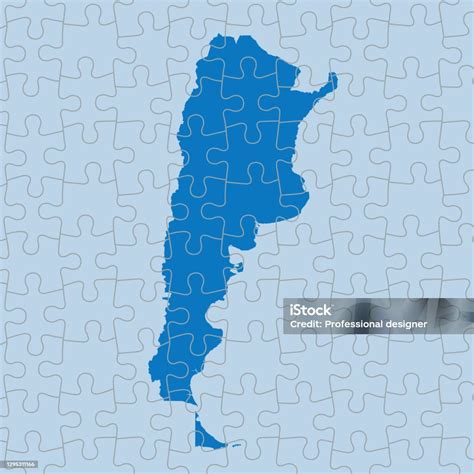 Ilustración De Mapa De Argentina Y Más Vectores Libres De Derechos De