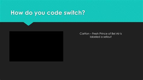 Ppt The Art Of Code Switching Navigating Language And Identity In Conversation Powerpoint