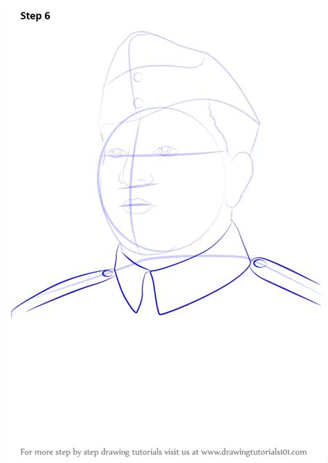 How To Draw Subhash Chandra Bose Famous People Step By Step