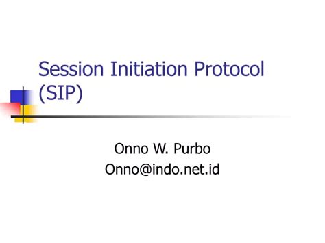 ppt session initiation protocol sip powerpoint presentation free