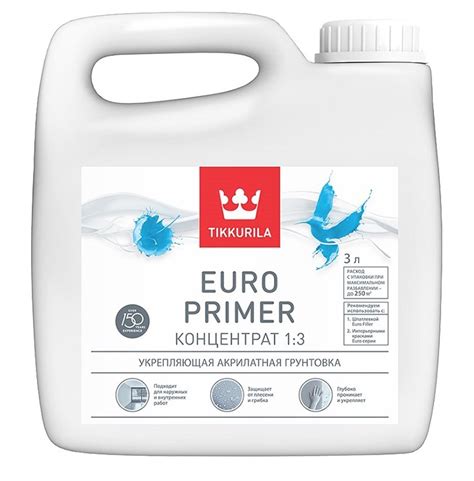 Tikkurila Euro Primer - обзор, отзывы, плюсы и минусы