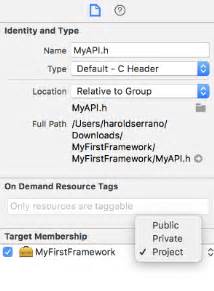 Creating A Framework In Xcode Harold Serrano Game Engine Developer