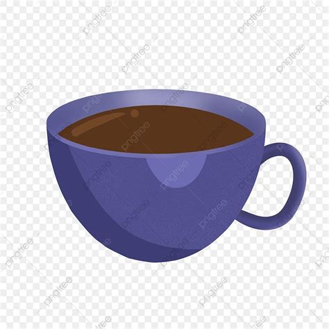 咖啡杯熱美式咖啡 美式咖啡 咖啡杯 紫色杯子素材圖案，psd和png圖片免費下載