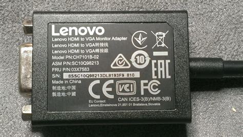 Lenovo Hdmi To Vga Adapter