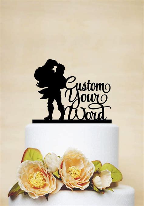 Ariel And Eric Wedding Cake Topper