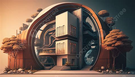 Architectural Background Creative Building Building Creative House