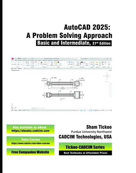 Autocad 2025 Ebook Prof Sham Tickoo Cadcim Technologies 9781640573093 Boeken Bol