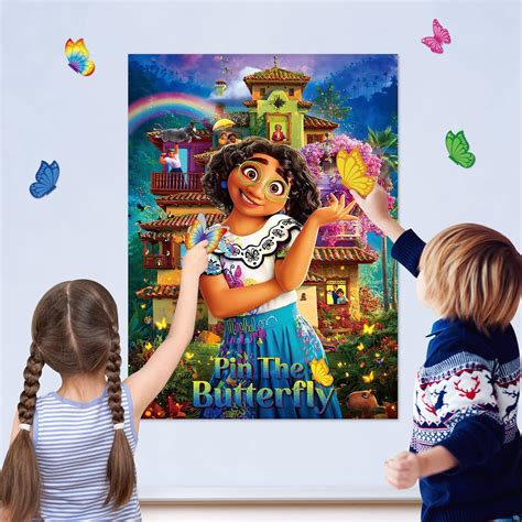 Buy Encanto Birthday Party Supplies Geyaippa Pin The Butterfly On