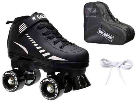 Epic Galaxy Elite Black Quad Roller Skates Package — Legacy Skates