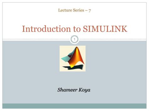 Matlab Simulink Introduction Pptx