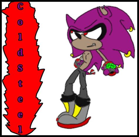 Coldsteel The Hedgehog Redesign By Basicbronzesonic On Deviantart