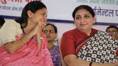 Ajit Pawars Wife Sunetra Pawar Files Papers As Ncp Candidate For Rajya