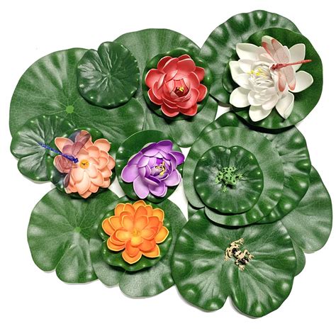 Buy PietyPetPietyPet 21 Pieces Realistic Lily Pads Artificial Water