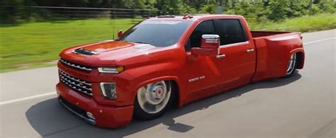 Four Months Of Work Lead To This Slammed 2020 Chevrolet Silverado It Can Still Tow Autoevolution