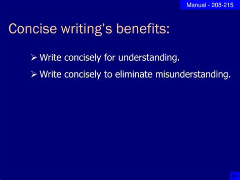 ppt write concisely powerpoint presentation free download id 4864729