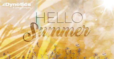 Dynetics Inc On Linkedin Summer Is Officially Here Dynetics Wishes You A Wonderful And Safe
