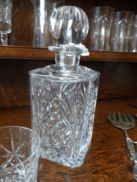 Antiques Atlas Heavy Cut Glass Decanter And Stopper