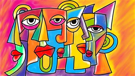 Easy How To Draw A Cubism Portrait Tutorial And Cubis Vrogue Co