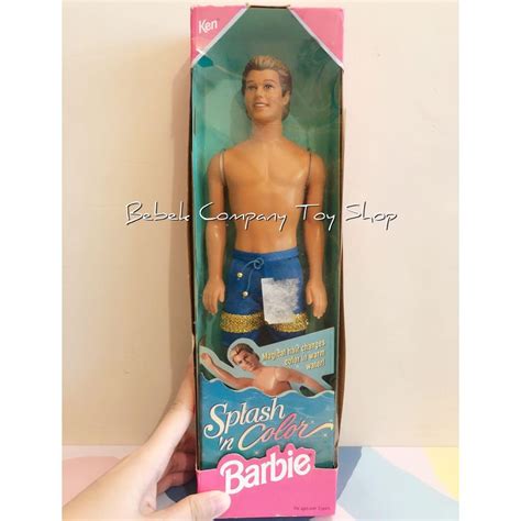 Mattel 1996年 Splash N Color Ken Barbie 絕版 古董 芭比娃娃 全新未拆 芭比 肯尼 書籍、休閒與玩具