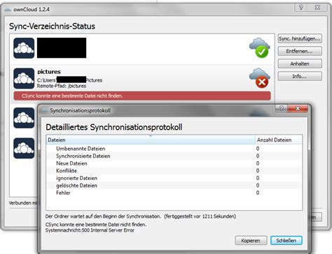 CSYNC Failed To Find A Specific File Issue 539 Owncloud Client