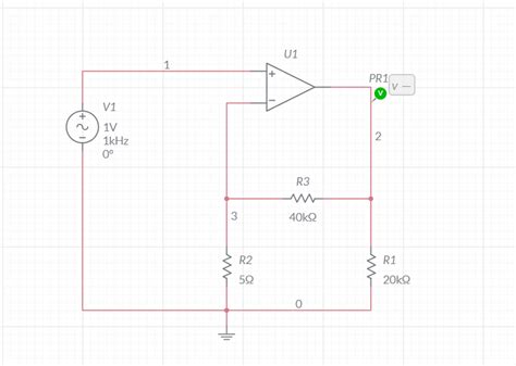 Solved Use Multisim Live To Simulate The Following Op Amp