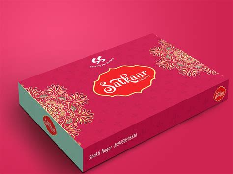 Creative Traditional Mithai Box Packaging Delhi On Behance Box