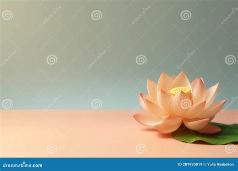 lotus flower pink generate ai stock illustration illustration of