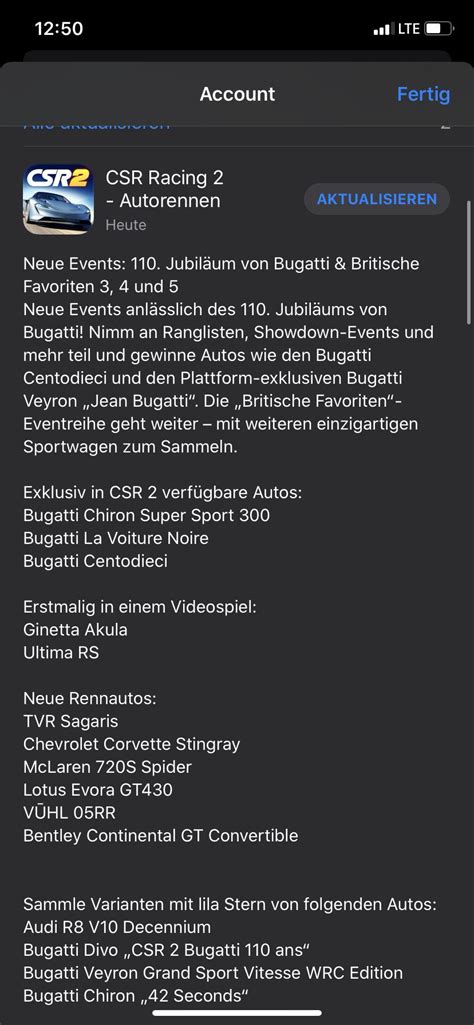 Update Is Out R CSRRacing2