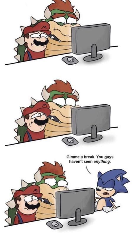 Mario Fans Vs Sonic Fans By Soniccosplayer Rsonicthehedgehog
