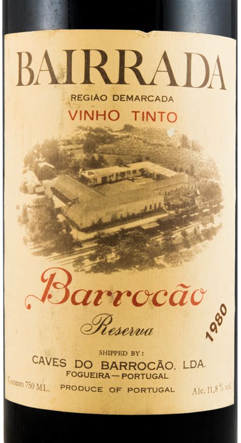 1980 Barrocão Reserva Bairrada tinto