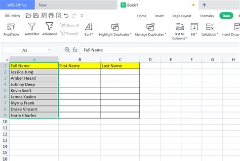 excel में पहले और आखरी नाम को अलग करने का तरीका एक कदम से कदम गाइड