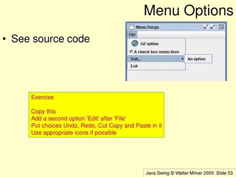 Java Swing Walter Milner Ppt Download